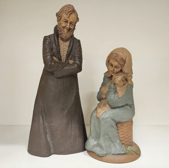 Tom Clark | Art | Vintage Tom Clark 985 1986 Mary Joseph Nativity ...
